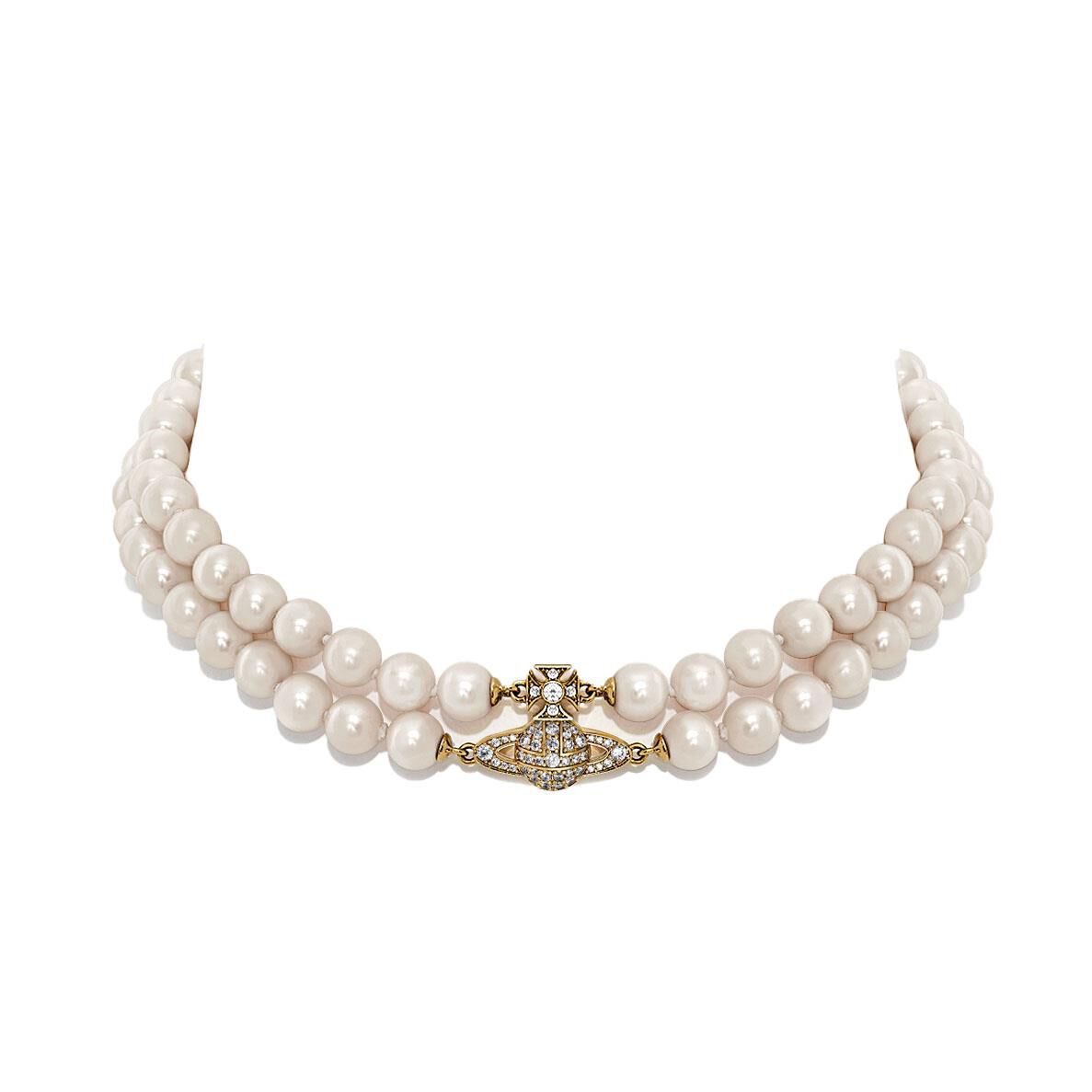 Vivienne Westwood Graziella Pearl Choker Ballantynes Department Store